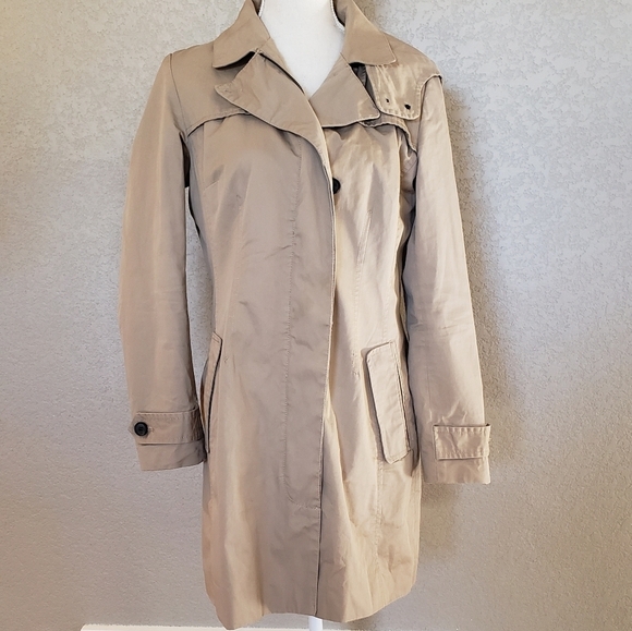 Zara | Jackets & Coats | Zara Basic Khaki Trench Coat | Poshmark
